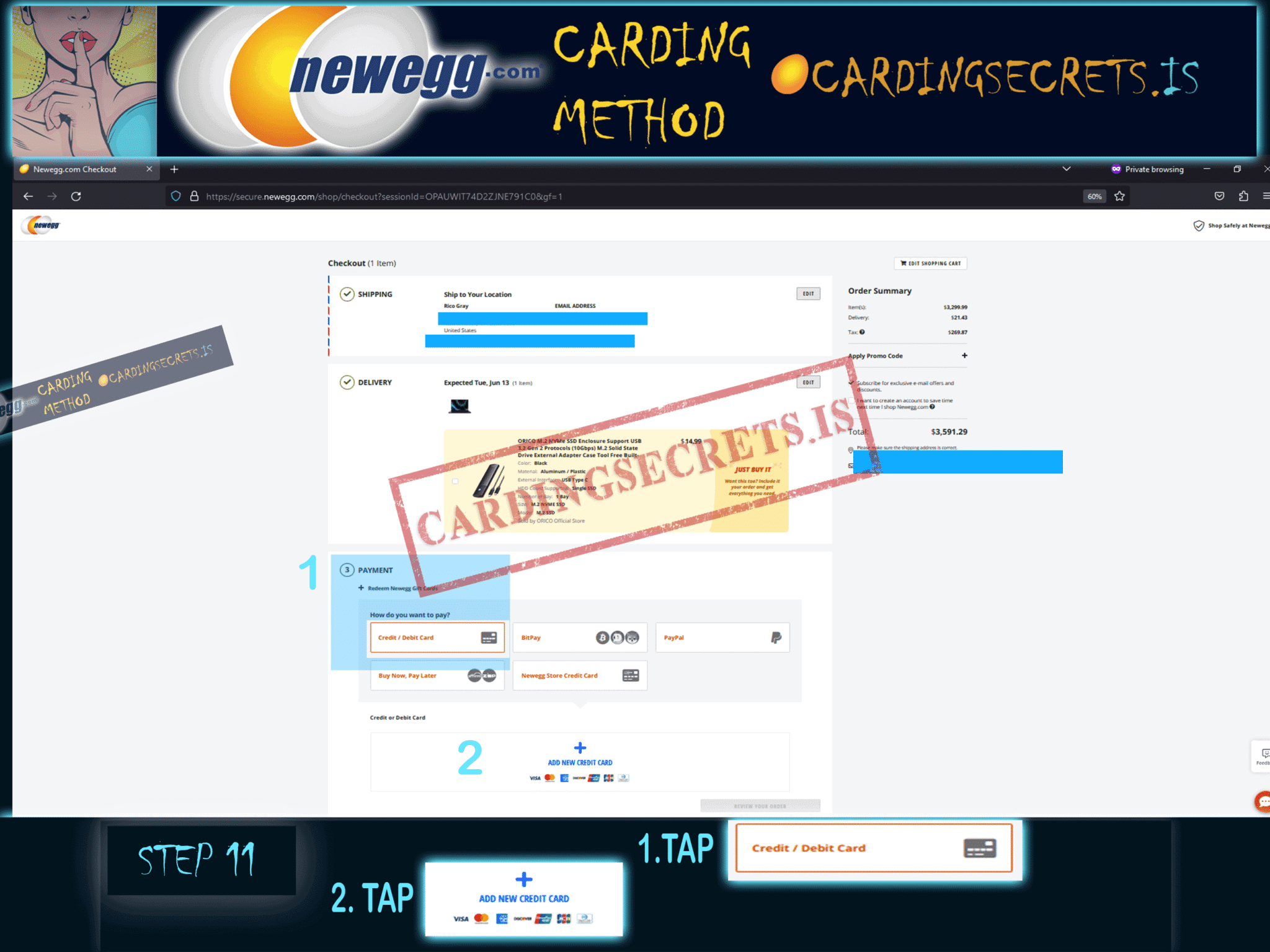 Shocking NewEgg Carding Method Uncovered in 2025! [VIDEO] - CardingSecrets
