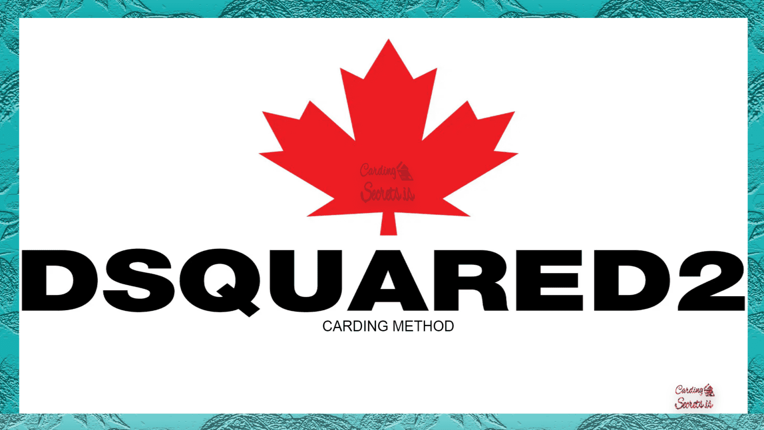 Dsquared2 Carding Method (Visual) - CardingSecrets